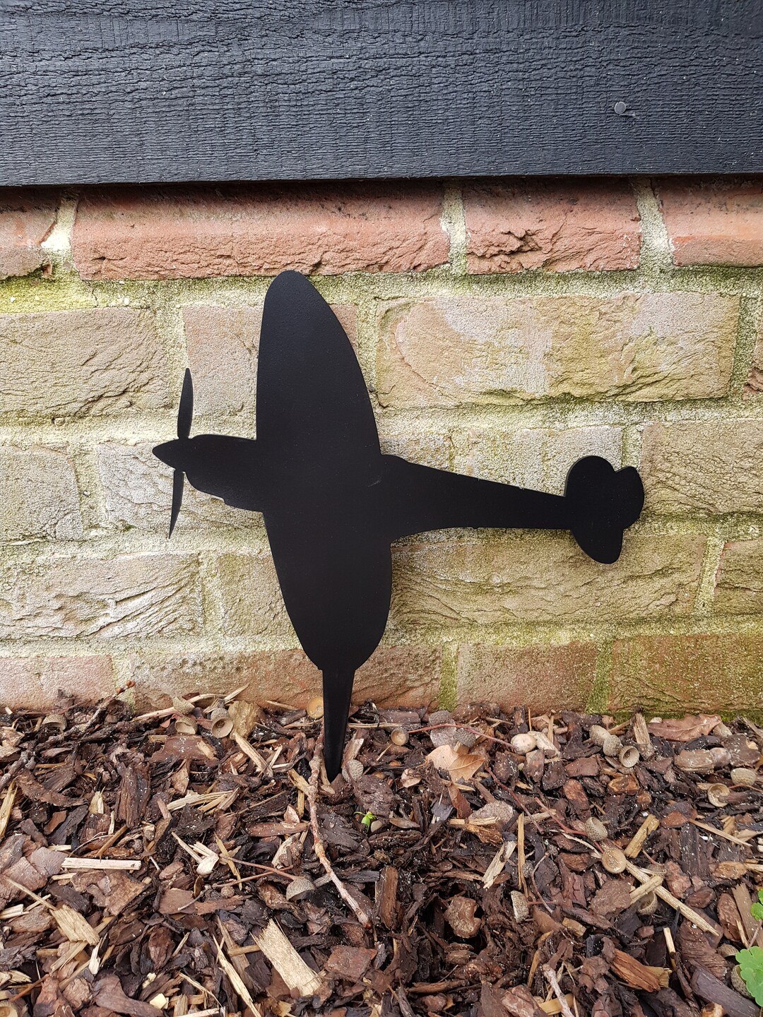 Metal Spitfire Silhouette Garden Flower Pot VE75 Lest We Forget - Etsy