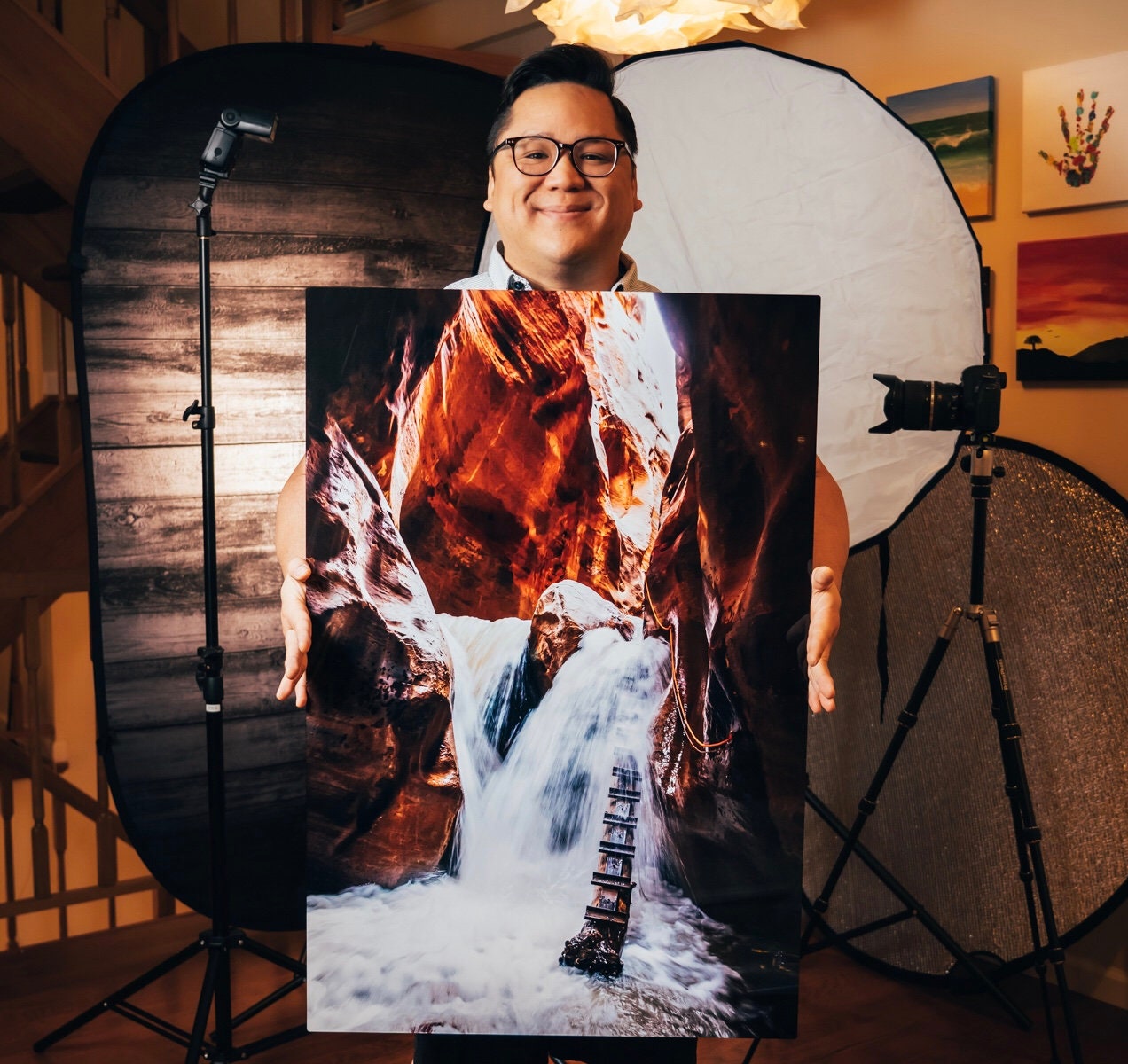 Kanarraville Falls Utah - Beautiful Hiking Photo - Canvas Metal ...