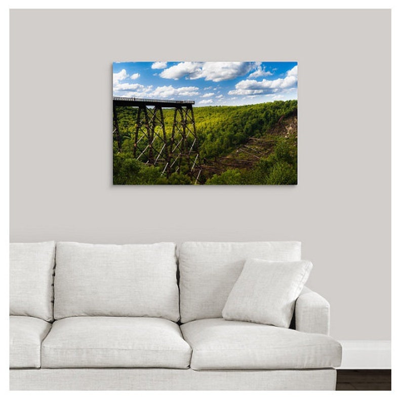 Kinzua Bridge State Park in Pennsylvania Near Mount Jewett Halmin ...