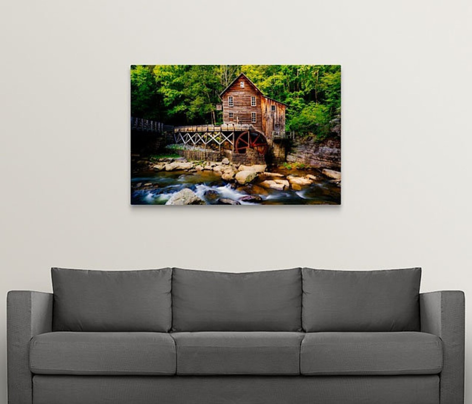 Glade Creek Grist Mill in Babcock State Park West Virginia Metal Print ...