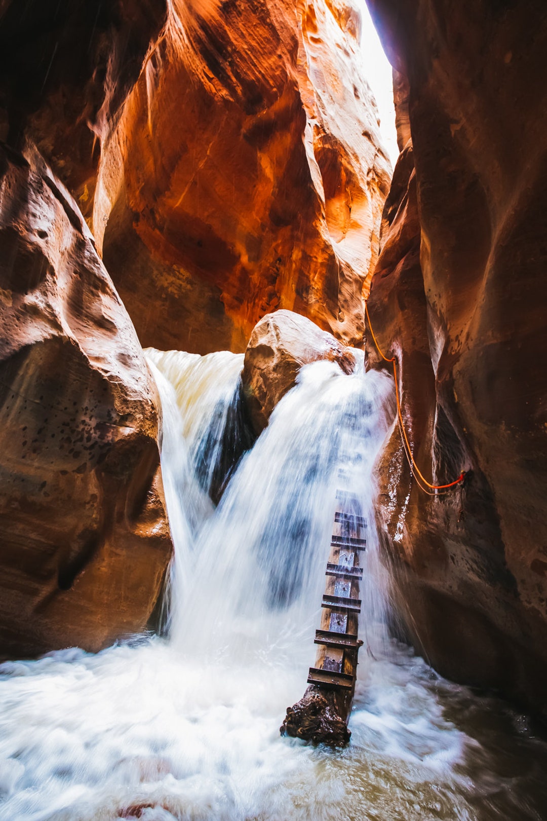 Kanarraville Falls Utah - Beautiful Hiking Photo - Canvas Metal ...