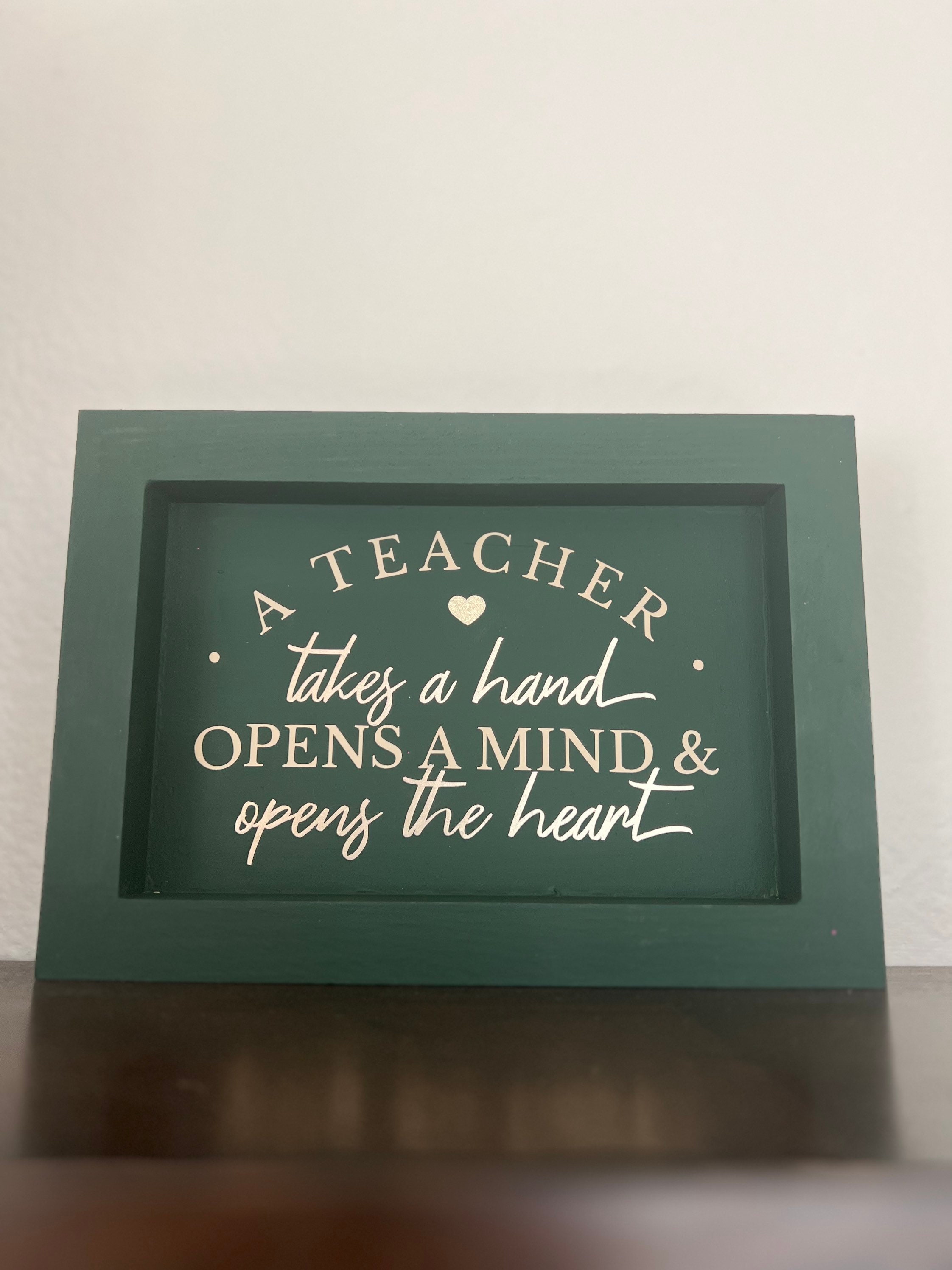 Teacher Appreciation Wood Frame - Etsy