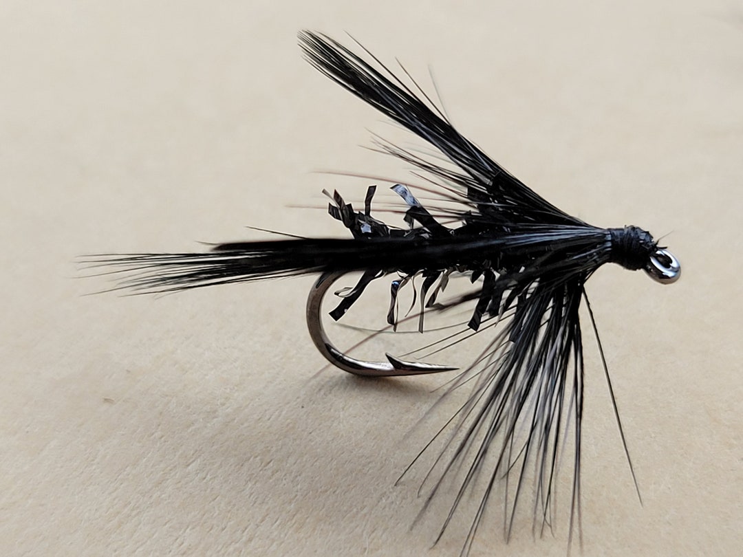 Winged Wet Fly, Adams Variation, Insect Imitation for Bass, Bluegill ...