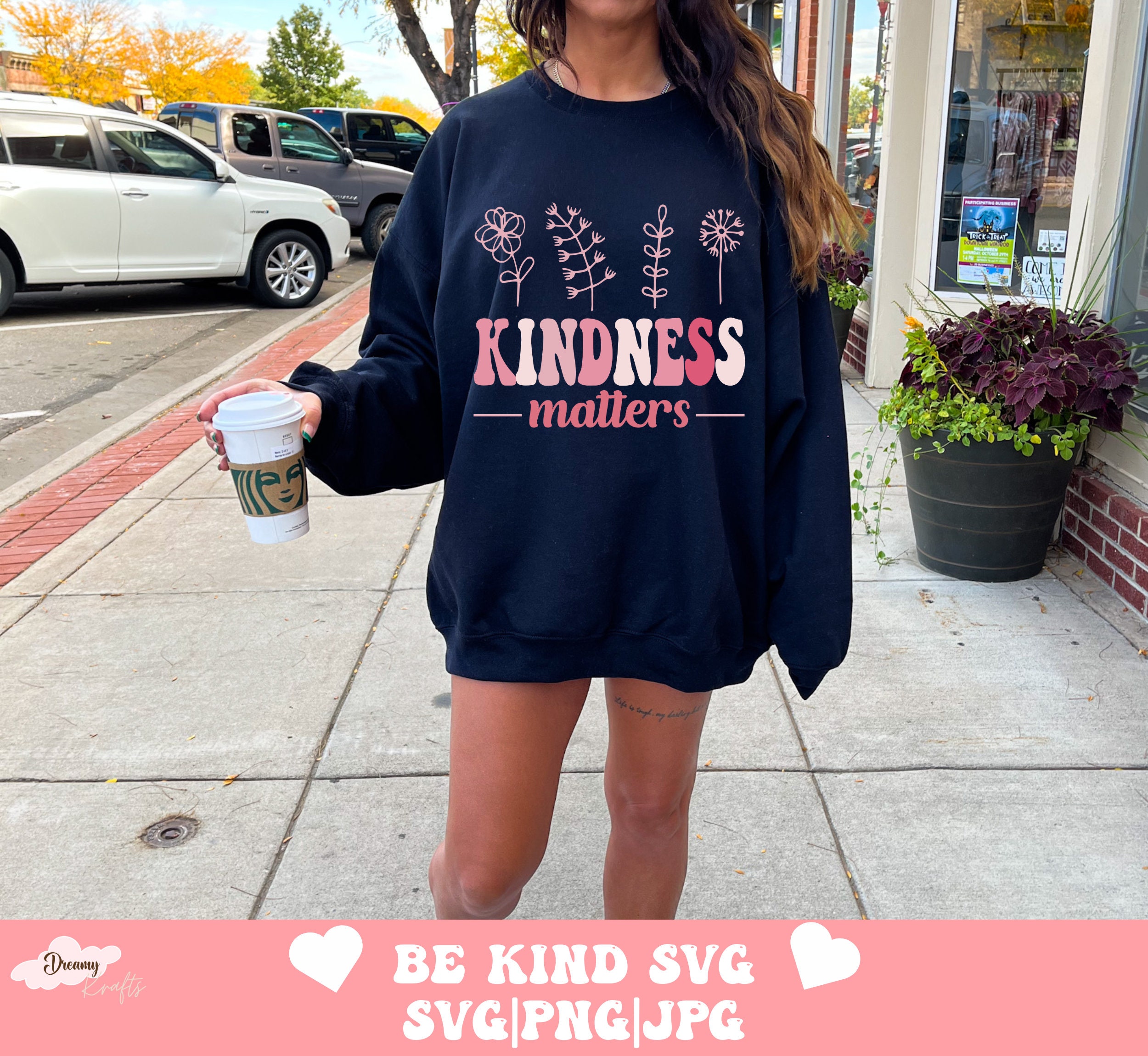 Kindness Matters Svg Wildflower Svg Kindness Svgs Scatter - Etsy