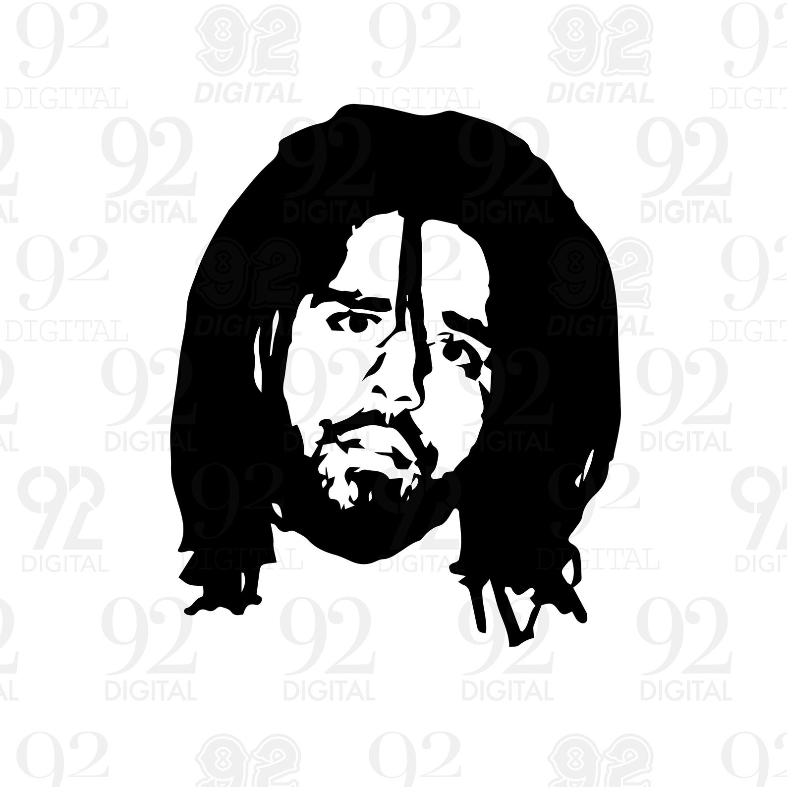 J.Cole Vector Art png jpg svg dwg dxf pdf Rapper | Etsy