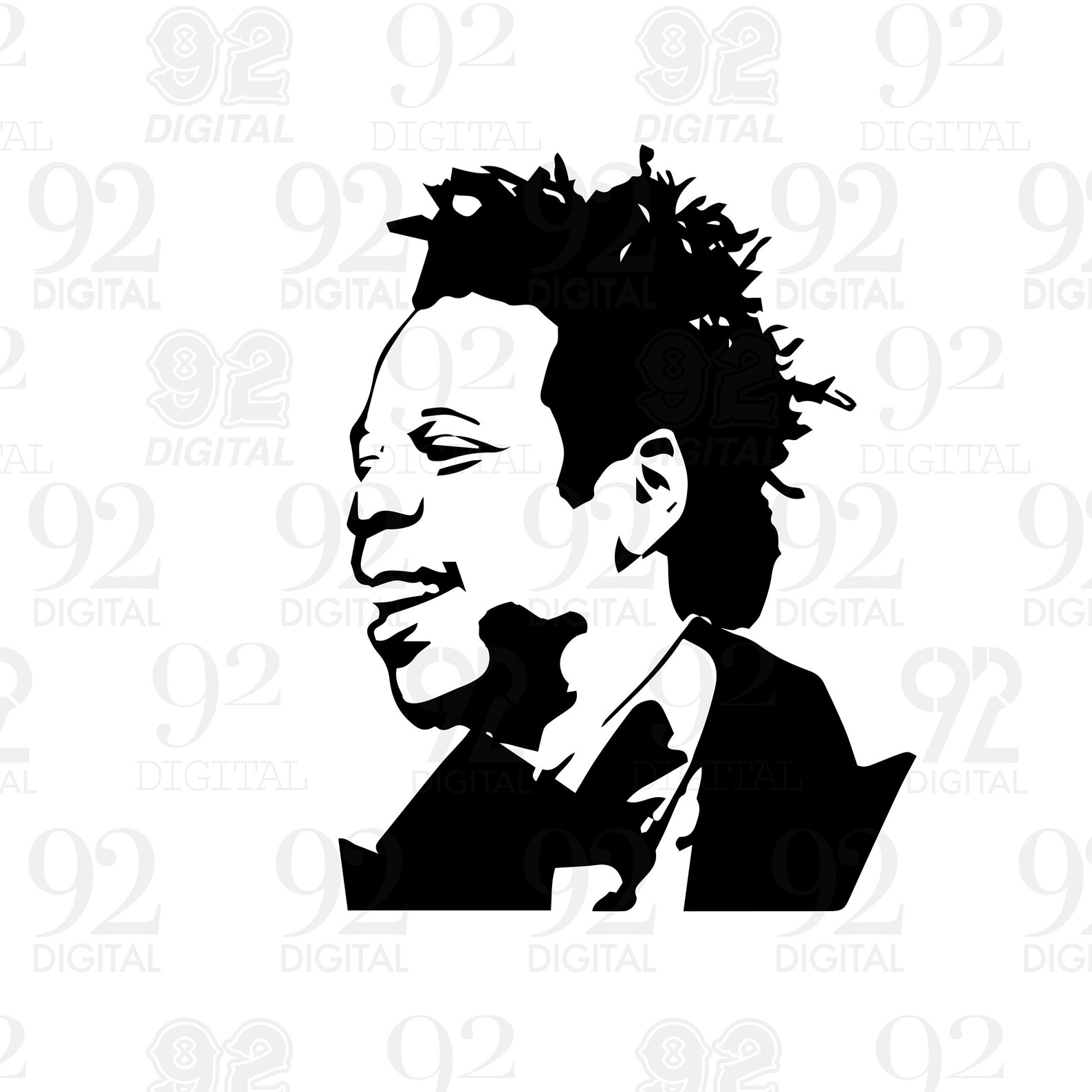 Jay-Z Vector Art png jpg svg dwg dxf pdf Rapper | Etsy