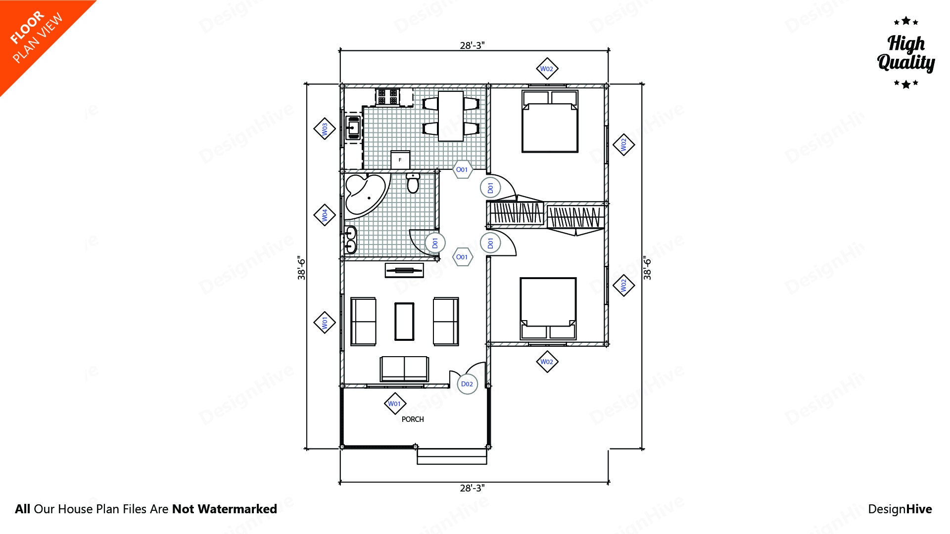 Custom Modern 2-bedroom Tiny House Architectural Plans and - Etsy