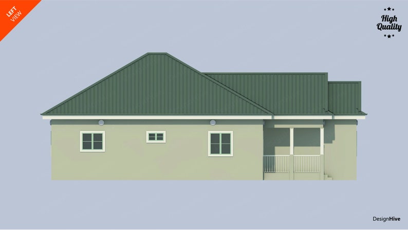 Custom 3-bedroom House Plans Without Garage Modern Minimalist Design ...