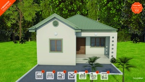 18x20 Modern Tiny Home Plans Small Tiny House Blueprints - Etsy Canada