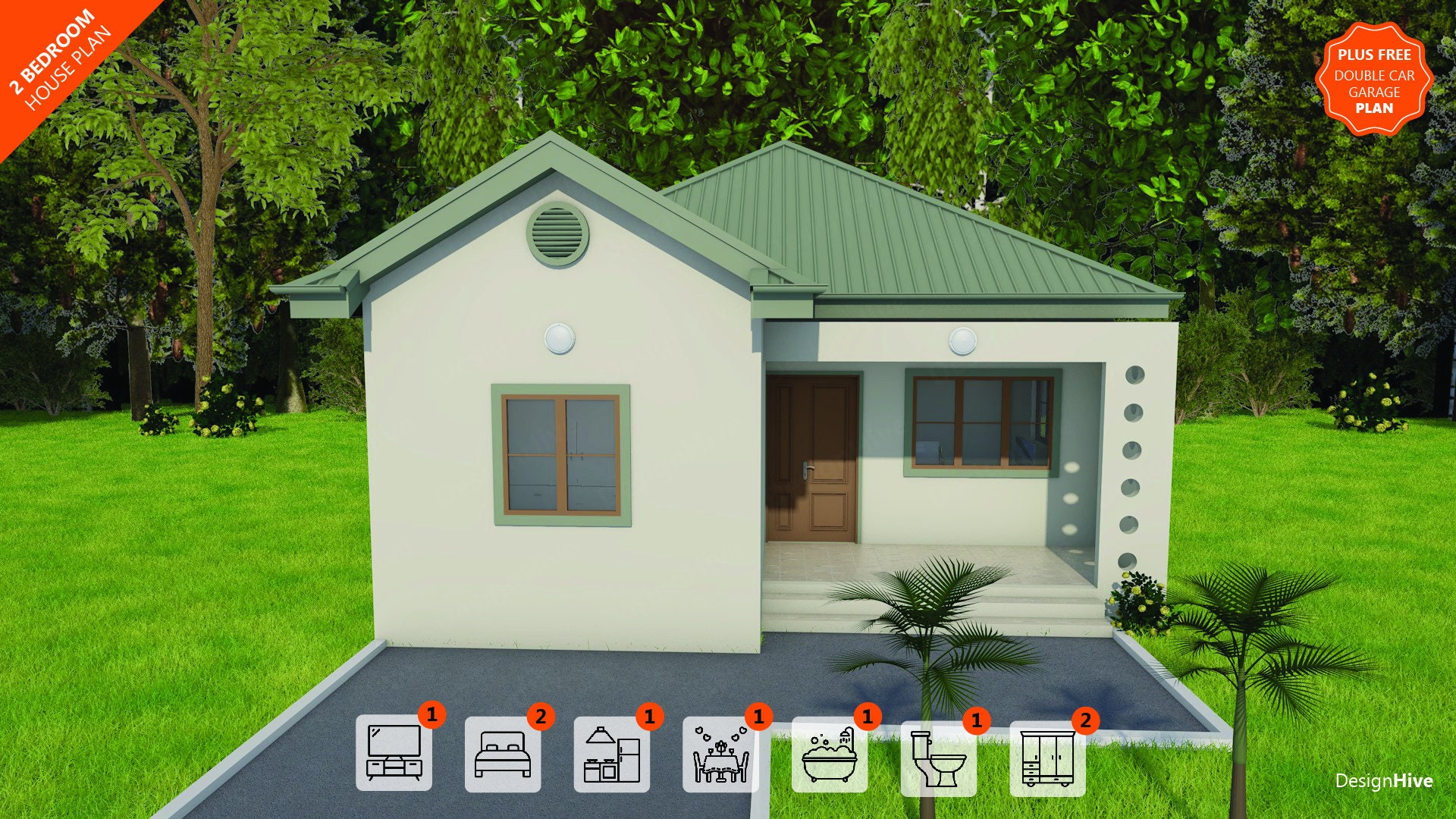 Custom Cottage House Plan With Cabin Loft Small Vacation Home Design ...