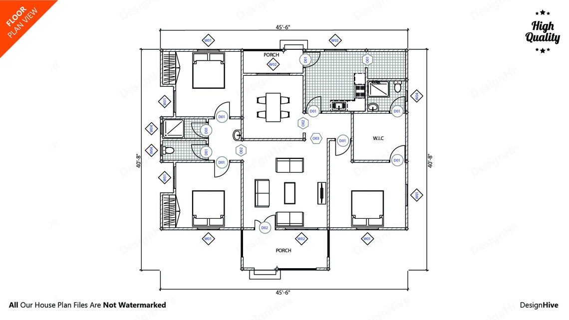 Tiny Home With Architectural Plans Beach, Craftsman, Traditional, and ...