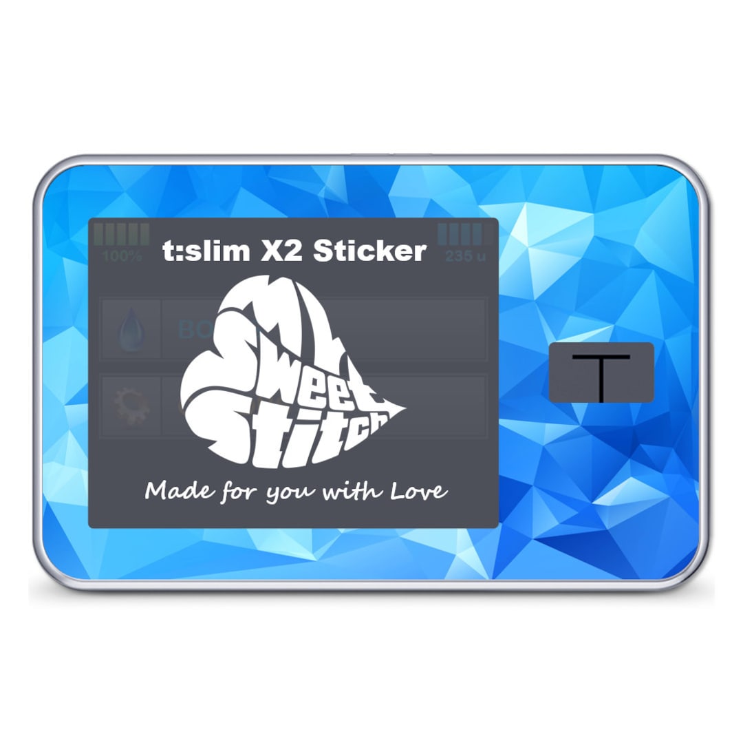Mysweetstitch | Tandem T:slim X2 Sticker | Geometric - Etsy