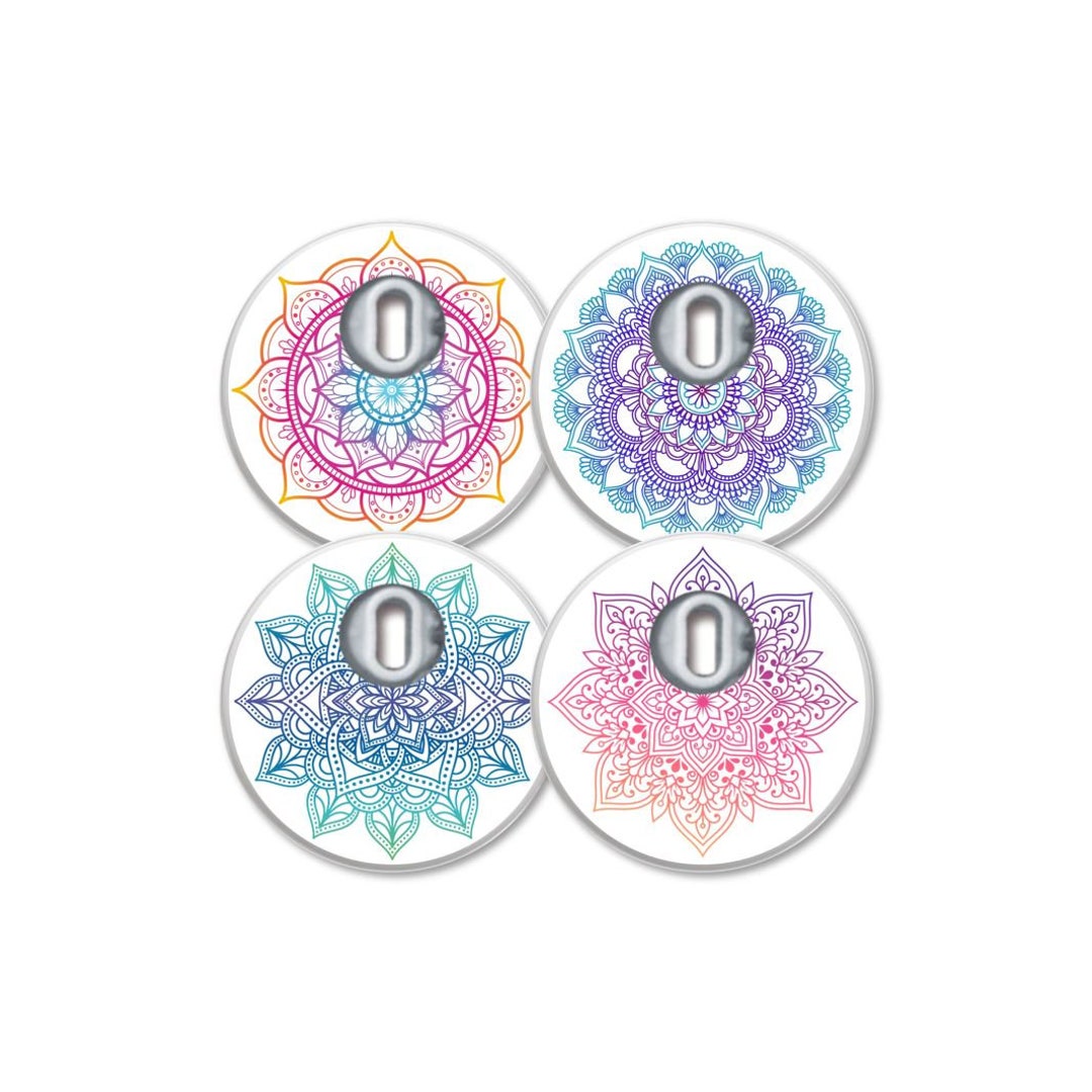 Freestyle Libre 3 Sensor Sticker Set of 4 Mandala | With Hole for Skin ...