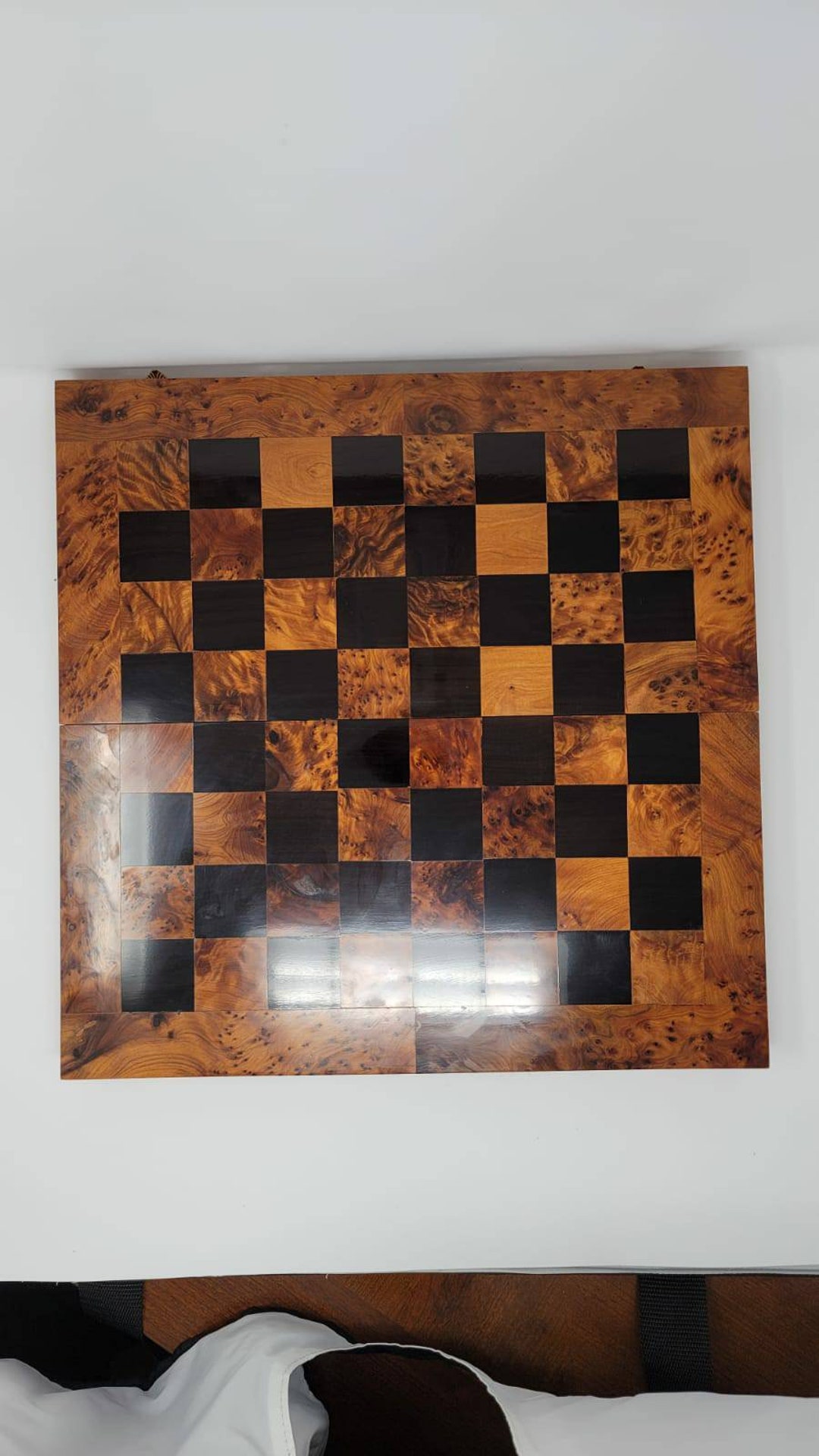 Handmade Birdseye cedar Burl Wooden Chess Box Set From California ...