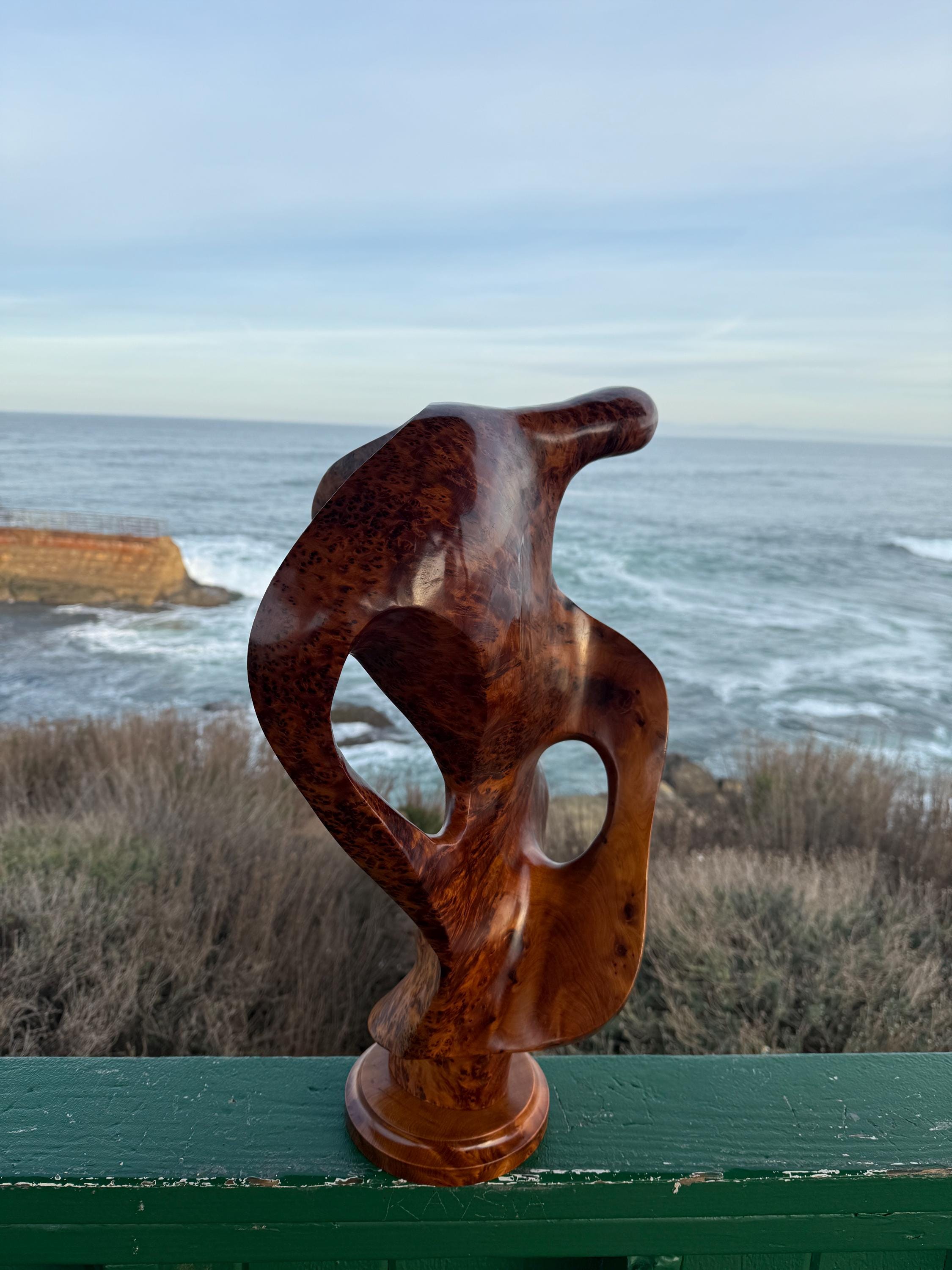 Unique Art Abstract Sculpture From Cedar Root - Etsy