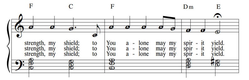 As the Deer Digital Sheet Music Easy Piano Vocal Guitar Chords Big Note ...