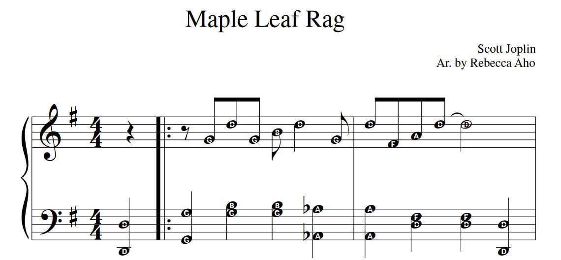 Maple Leaf Rag Digital Sheet Music Download & Print Intermediate ...