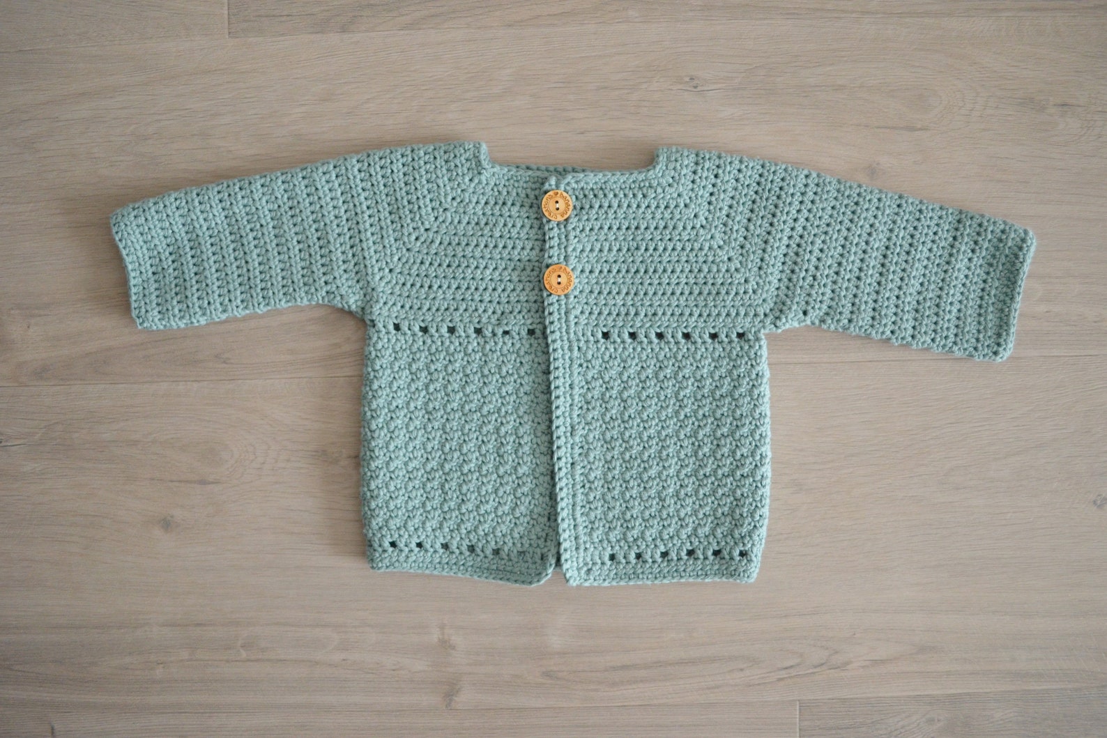 Crochet PATTERN Baby Cardigan Noa up to 12 Months Crochet - Etsy