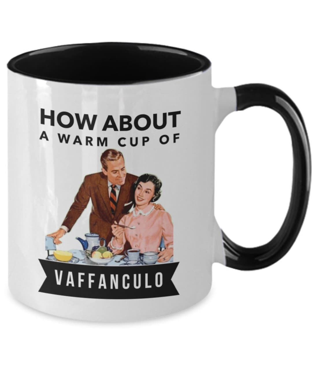 Vaffanculo Mug Funny Italian Gift – Sarcastic Vaffanculo Coffee Cup for ...
