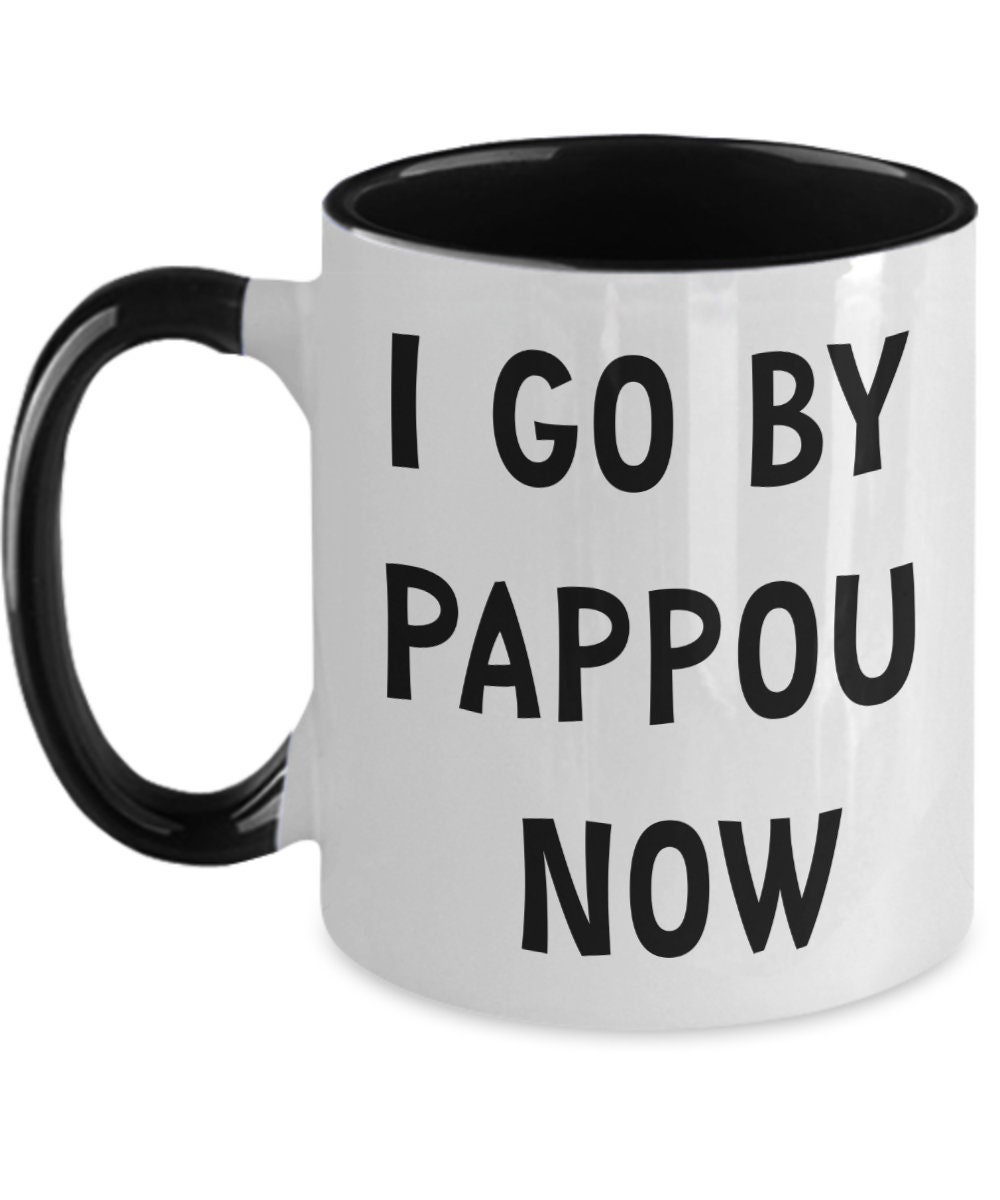 Pappou Announcement Mug Greek Grandfather Gifts Greek - Etsy