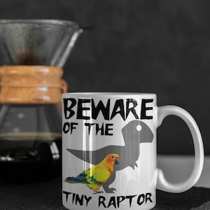 Sun Conure Mug, Sun Conure Raptor Mug, Sun Conure Mother Mom Father Dad ...