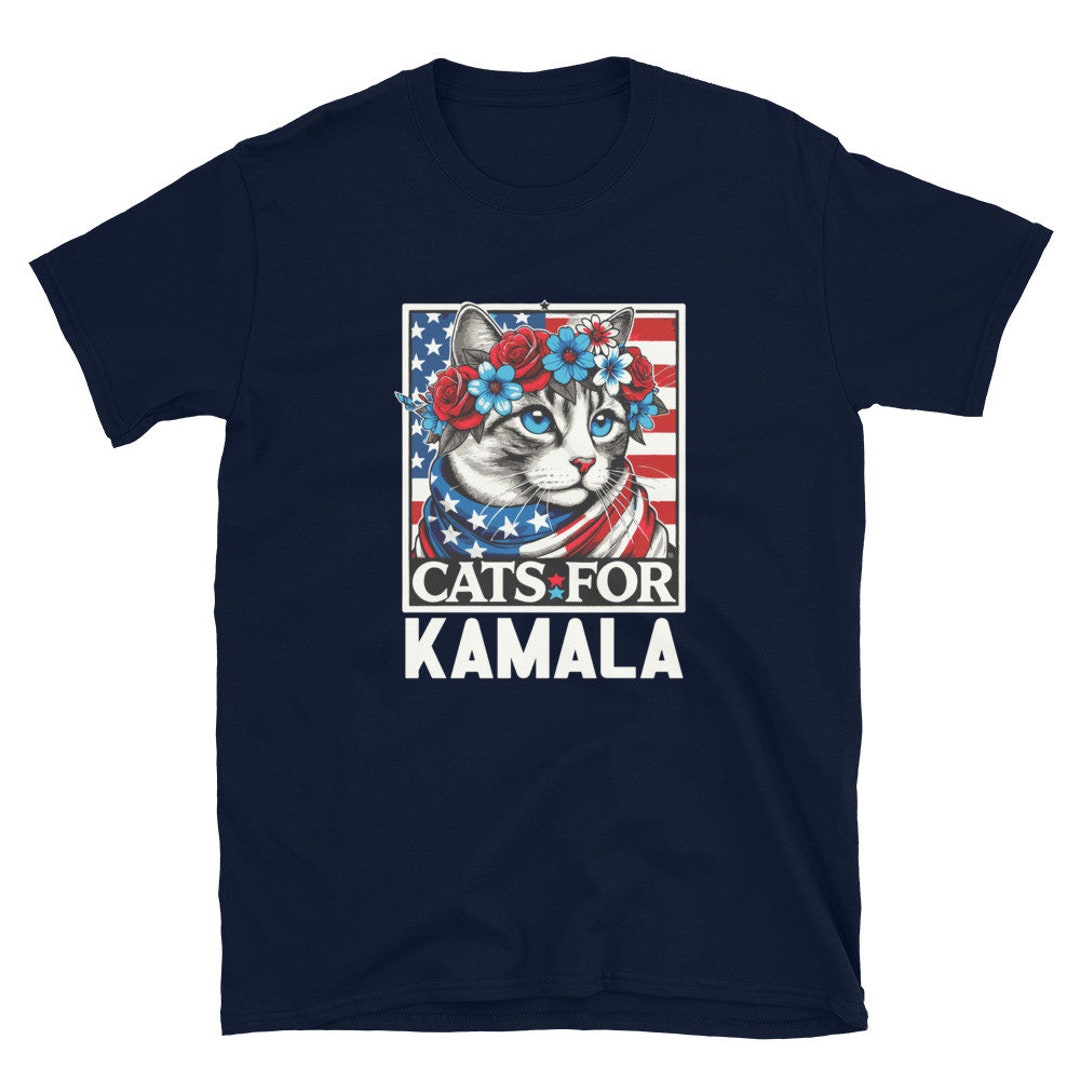 Cats for Kamala Harris T-shirt, Kamala Gifts for Her Women, Kamala ...