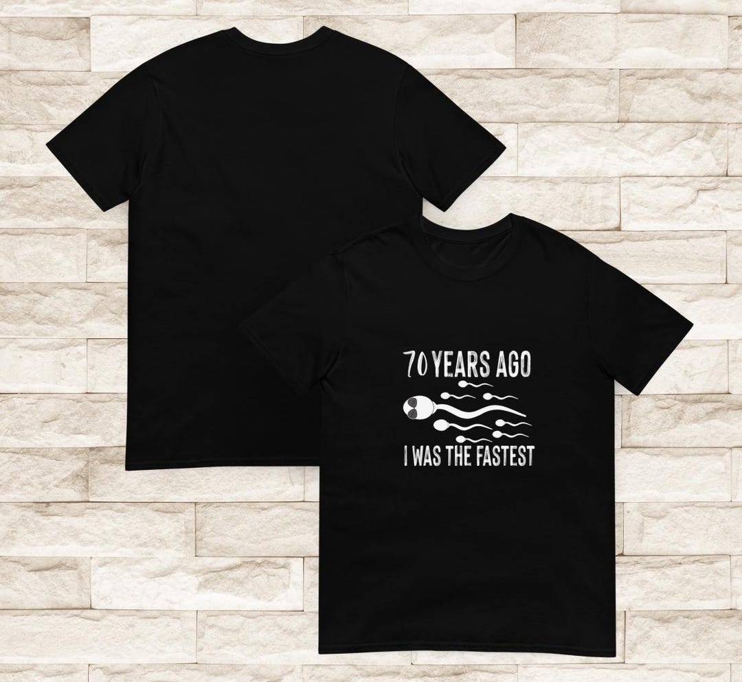 70 Years Old T-shirt, 70th Birthday Gifts for Him Her Men Women, 70th Birthday, I Was the ...