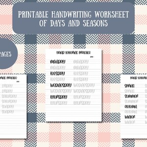 Handwriting Practice Bundle - Printable Handwriting Worksheets ...