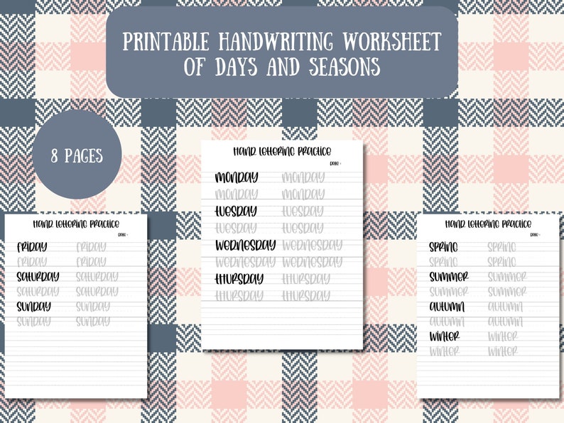 Handwriting Practice Bundle - Printable Handwriting Worksheets ...