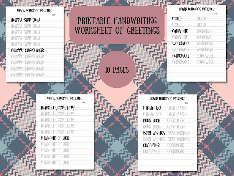 Handwriting Practice Bundle - Printable Handwriting Worksheets ...