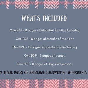 Handwriting Practice Bundle - Printable Handwriting Worksheets ...