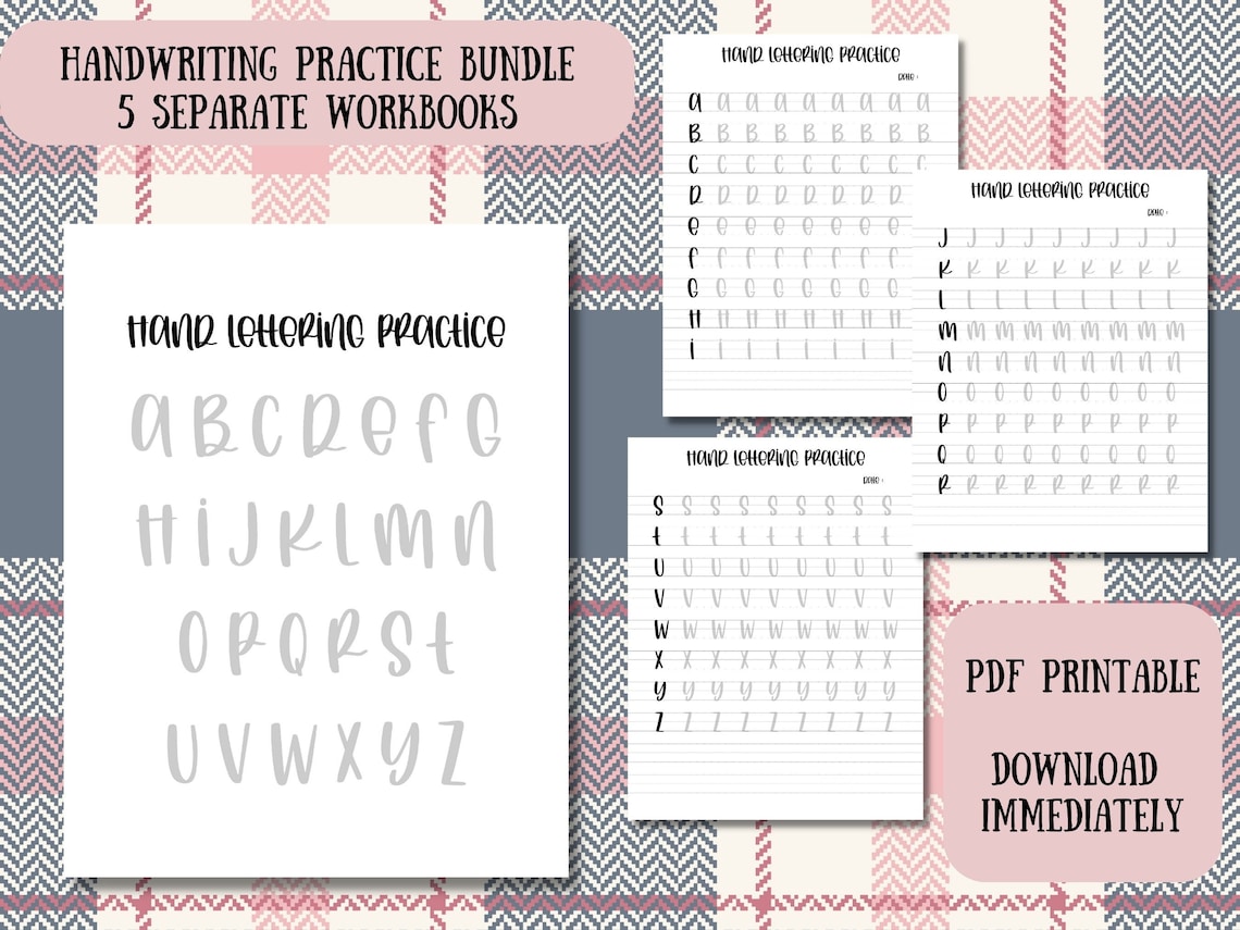 Handwriting Practice Bundle - Printable Handwriting Worksheets ...