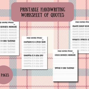 Handwriting Practice Bundle - Printable Handwriting Worksheets ...