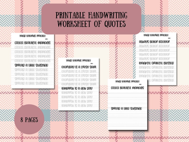Handwriting Practice Bundle - Printable Handwriting Worksheets ...