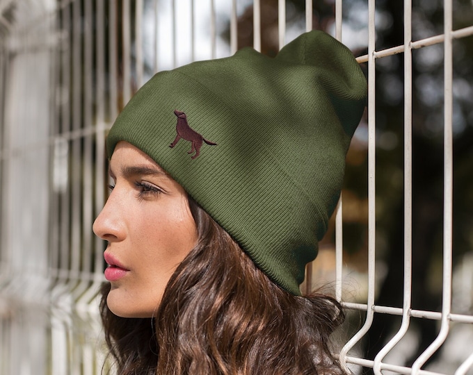 Lab Beanie - Labrador Retriever Hat- Hunter’s Gift- Yellow, Black ...