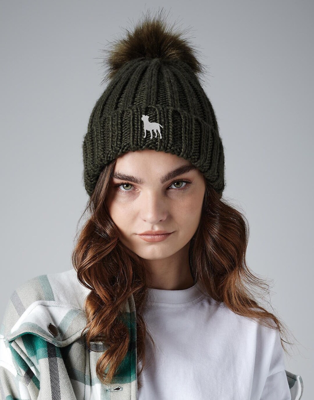 Jack Russell Terrier Owner Gifts, Super Soft Faux Fur Ski Pom Pom ...