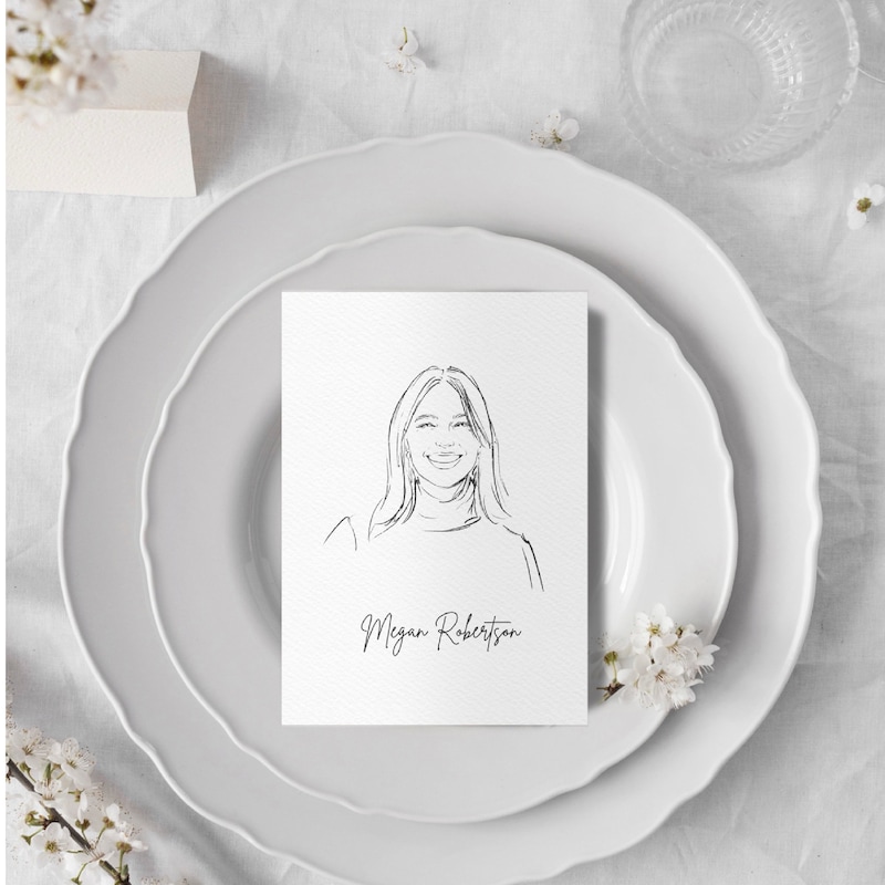 Engraved Place Card - Etsy