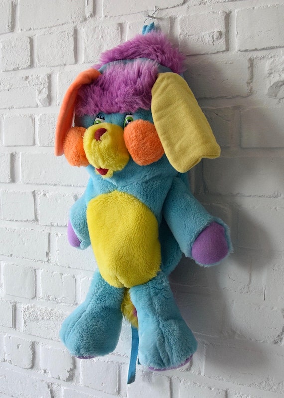 VTG 1986 Popples "Pretty Cool Popple" Plush Backpack … - Gem