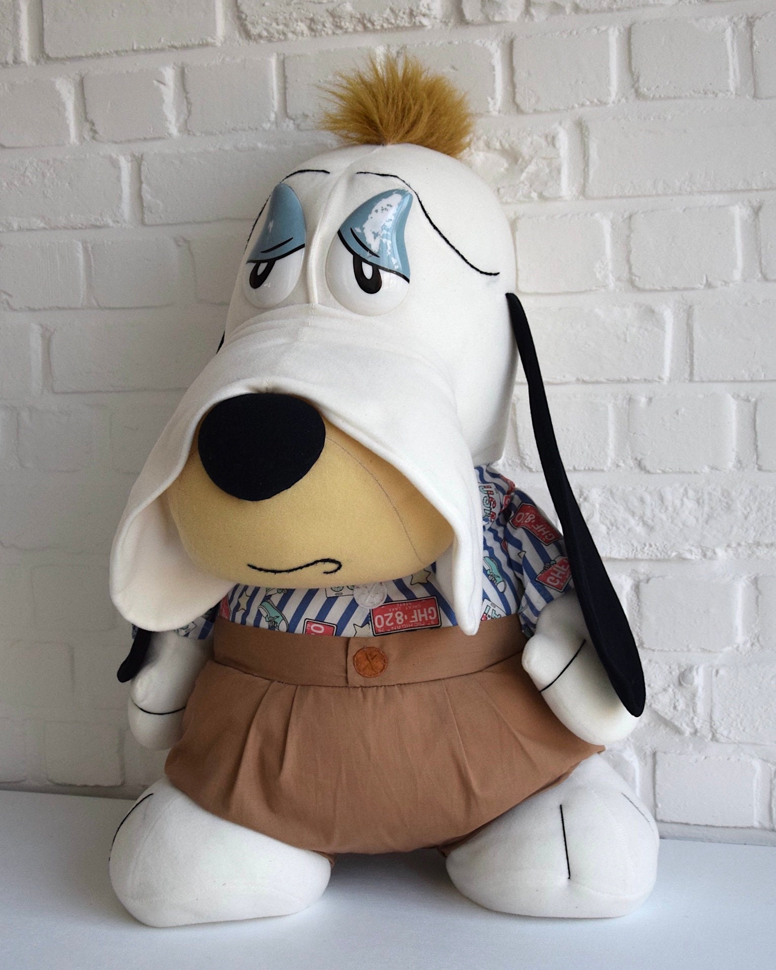 VTG 1990 XL droopy Stuffed Cuddly Toy by Applause Turner Entertainment ...