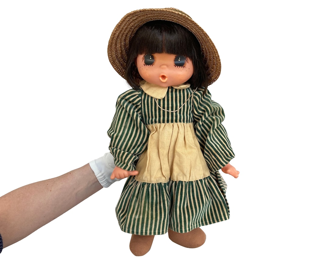VTG 1970s Kawaii Japanese Sekiguchi Big Eyed Doll Large Thumb Sucking ...