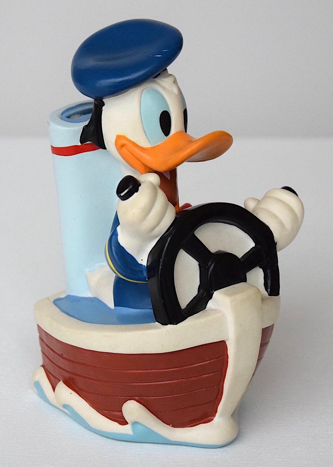 VTG 1994 Disney donald Duck Tug Boat Money Bank / Coin Bank Donald Duck ...