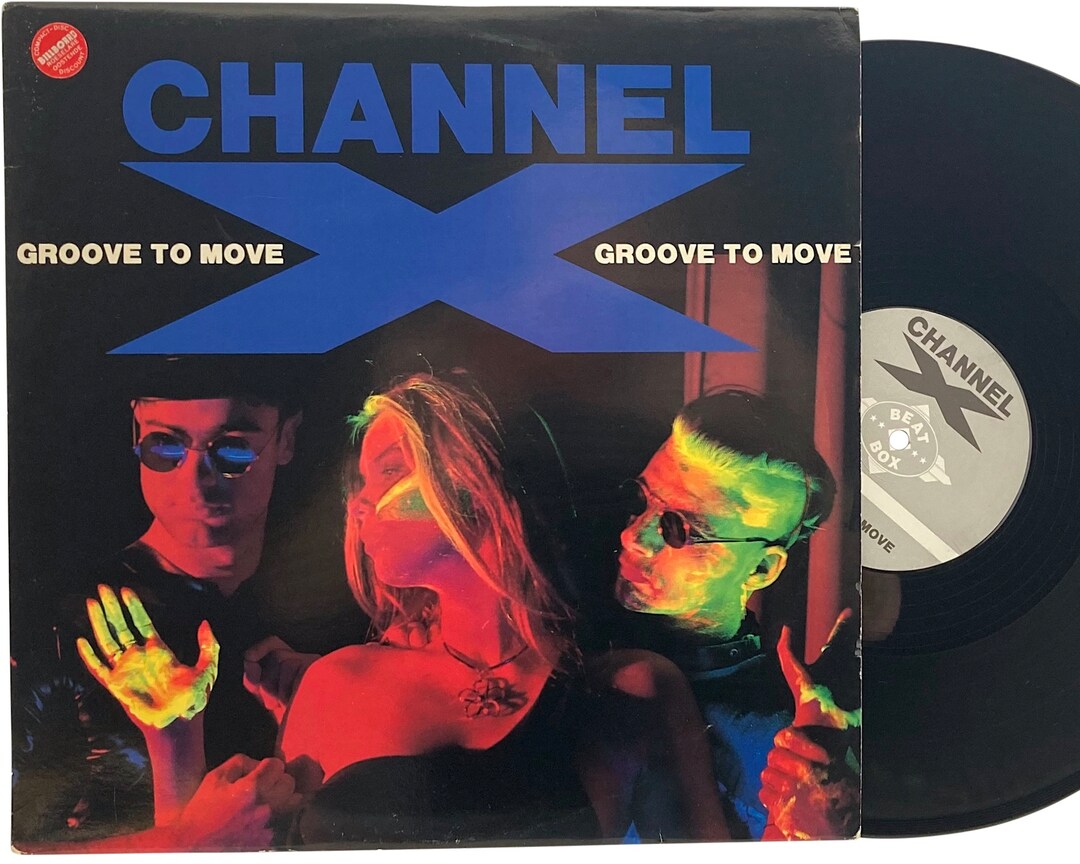 VTG 1991 Channel X groove to Move Vinyl LP Record Album 1st Belgian ...