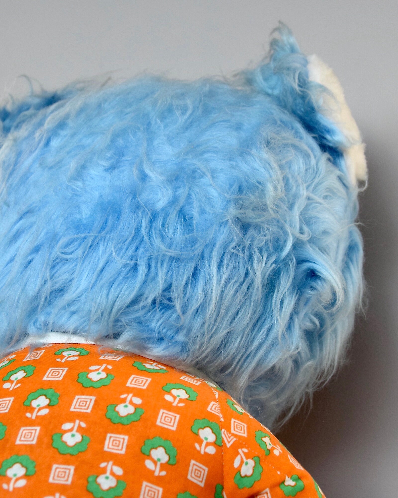 VTG 1960s 70s XL Stuffed Blue Teddy Bear Cuddly Teddy Bear | Etsy