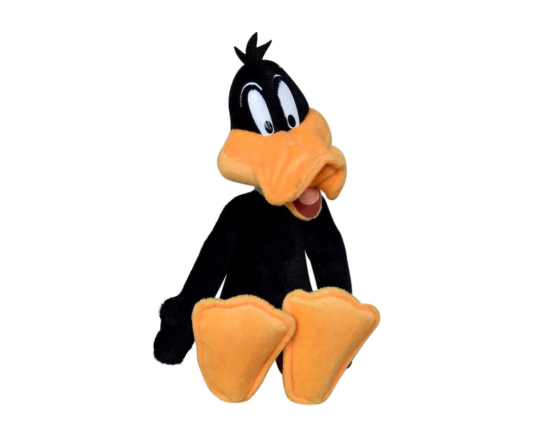 VTG 2000 daffy Duck Stuffed Cuddly Toy Warner Bros. by Play by Play ...