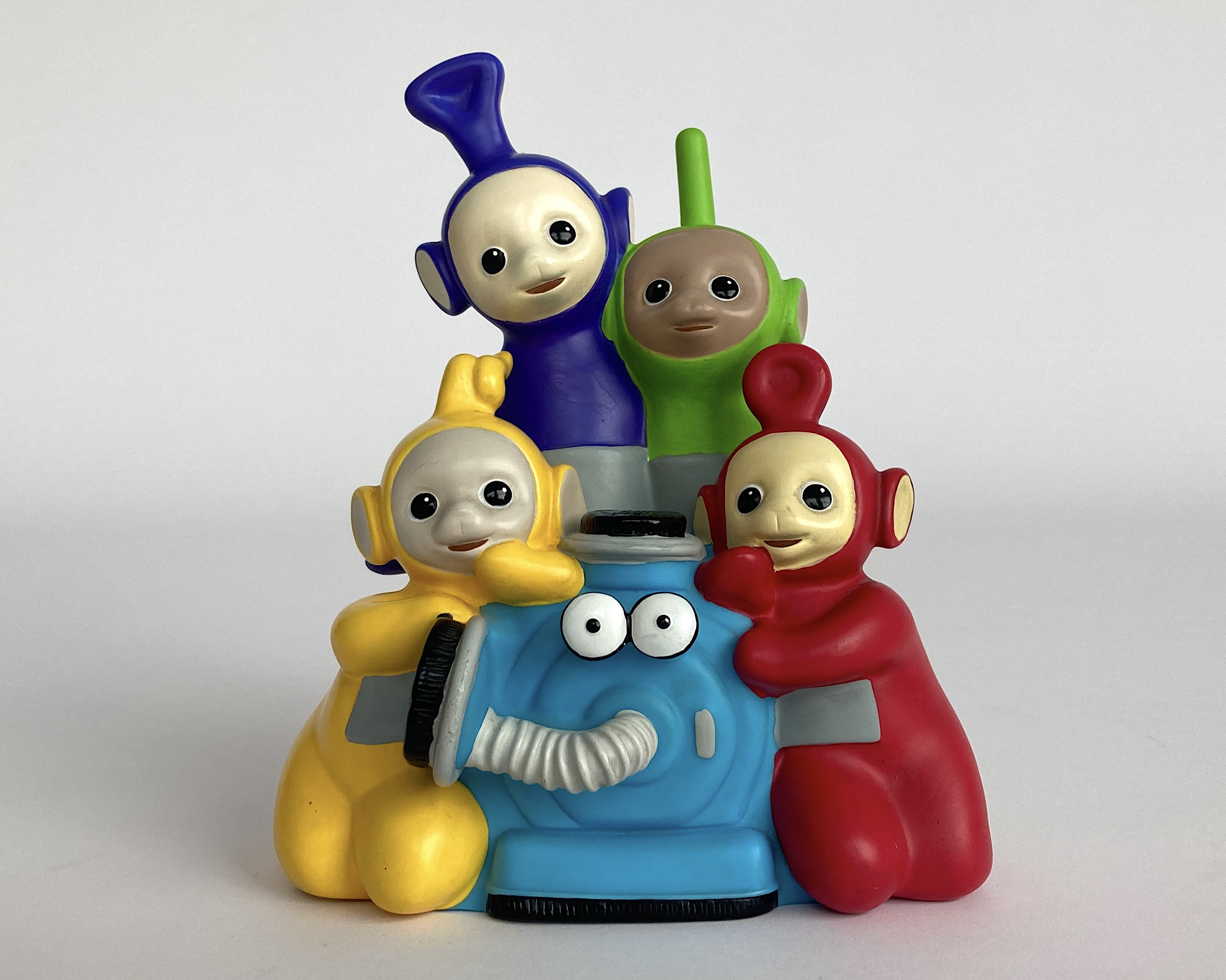 VTG 1996 teletubbies Rubber PVC Coin Bank / Money Bank by Ragdoll ...