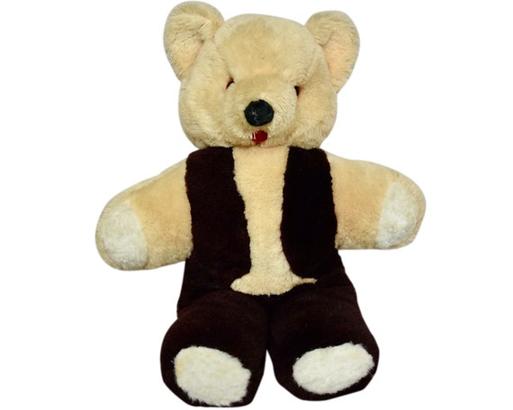 VTG Large Stuffed Male Teddy Bear 15 inch / 38 cm - Etsy España