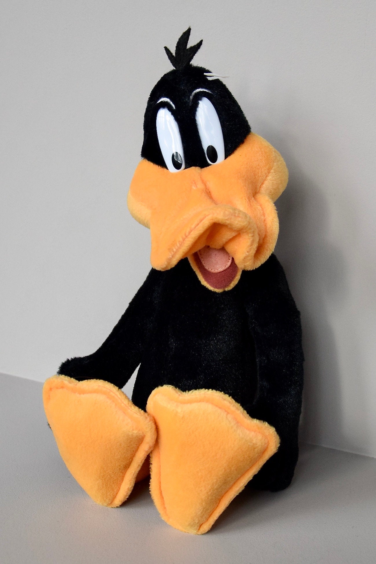 VTG 2000 Daffy Duck Stuffed Cuddly Toy Warner | Etsy