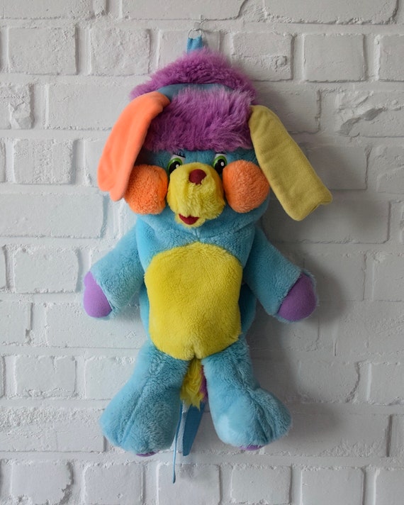 VTG 1986 Popples "Pretty Cool Popple" Plush Backpack … - Gem