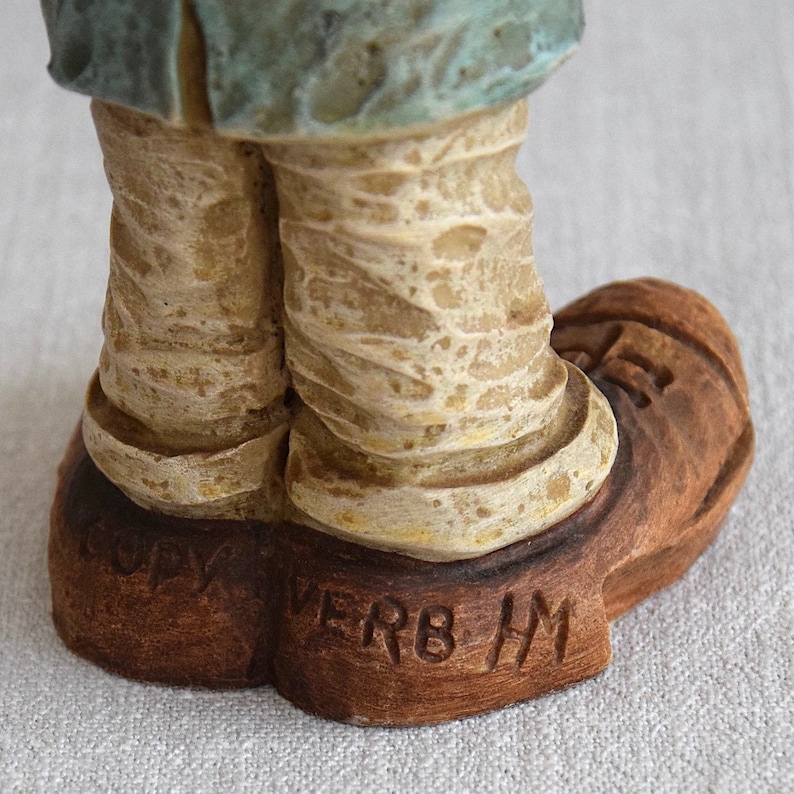 VTG 1970s Dutch "postman" Hand Painted Resin Figurine - Signed Copy ...