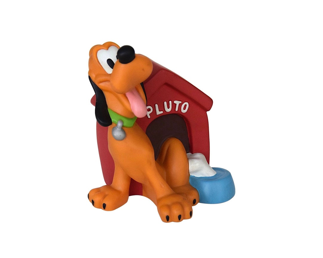 VTG 1980s Walt Disney pluto With Dog House Money Bank / Coin Bank ...